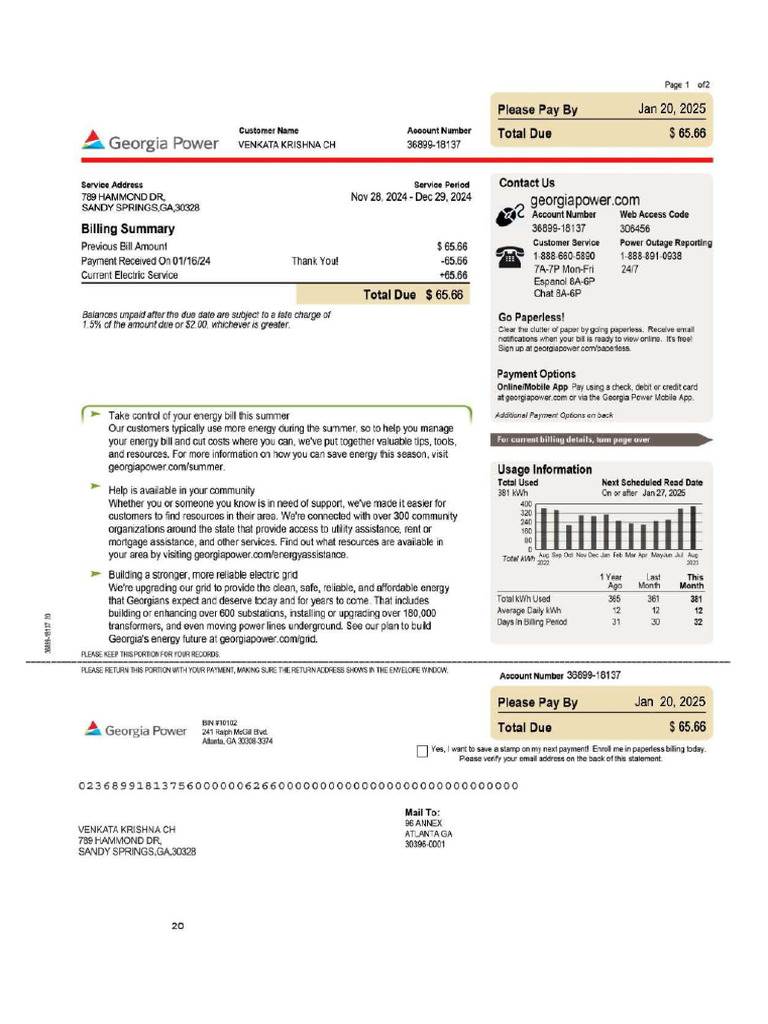 GA Bill | PDF