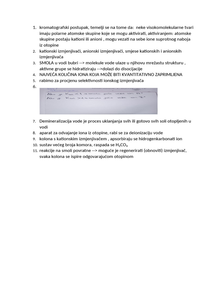 Kromatografski Postupak | PDF