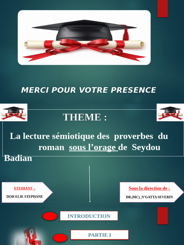 Presentation Powerpoint Memoire 1 V | PDF