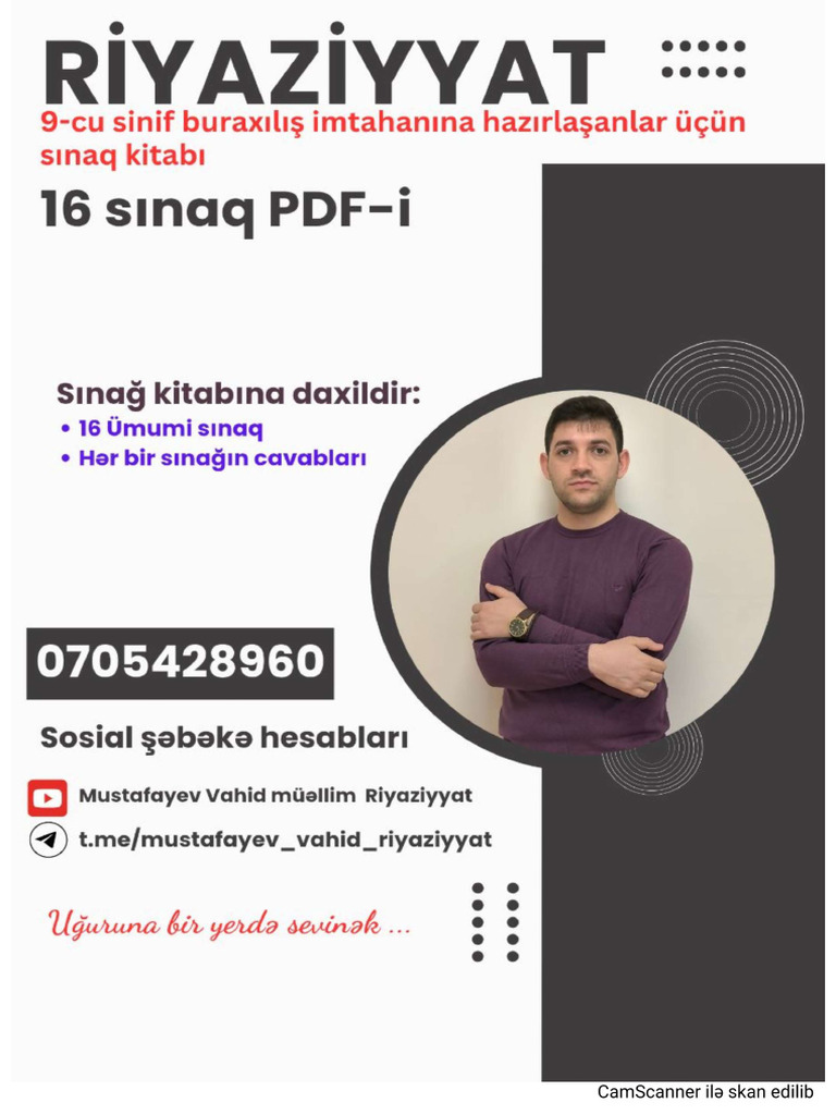 IX Sinif 16 Sınaq PDF - İ Mustafayev Vahid | PDF