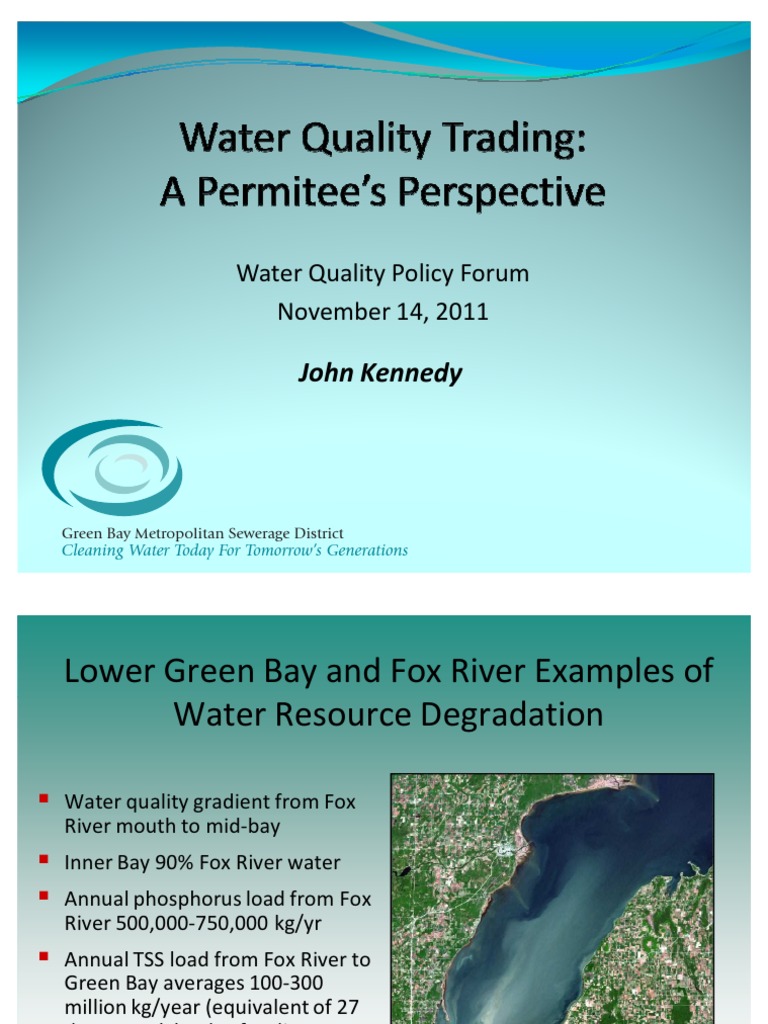 Water Quality Trading Permittee POV | PDF
