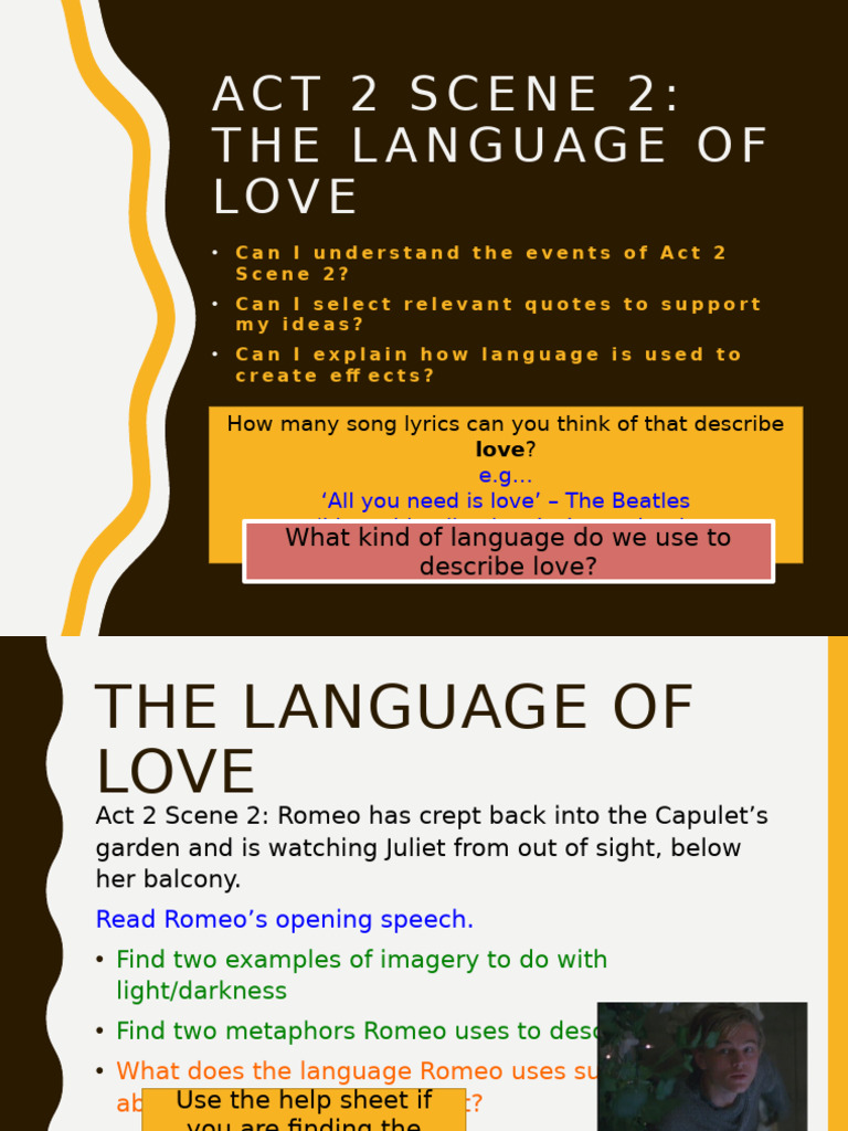 Lesson 1 Act 2.2 Balcony Scene | PDF | Characters In Romeo And Juliet ...