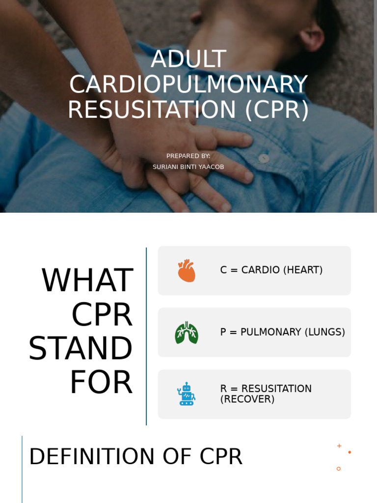 Adult CPR Guidelines and Steps | PDF | Cardiopulmonary Resuscitation ...
