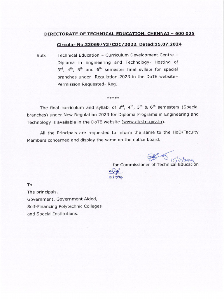 Regulation_2023-_Special_Branches_Final_Syllabi-Higher_Semesters | PDF