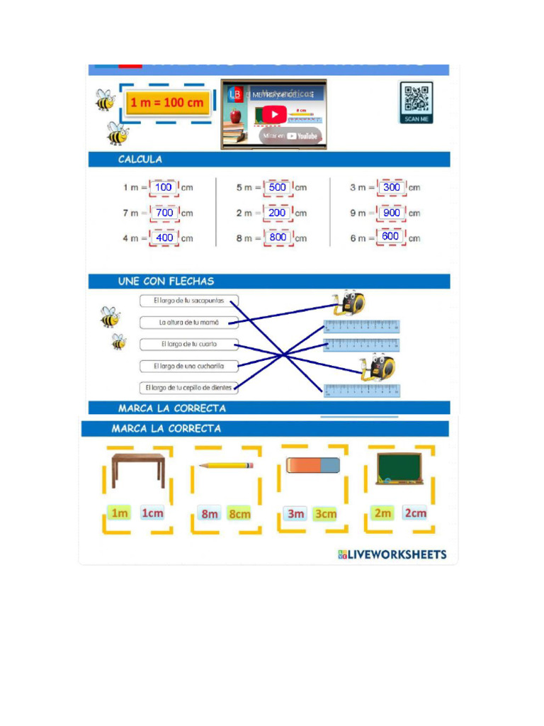 METRO Y CENTIMETROS | PDF