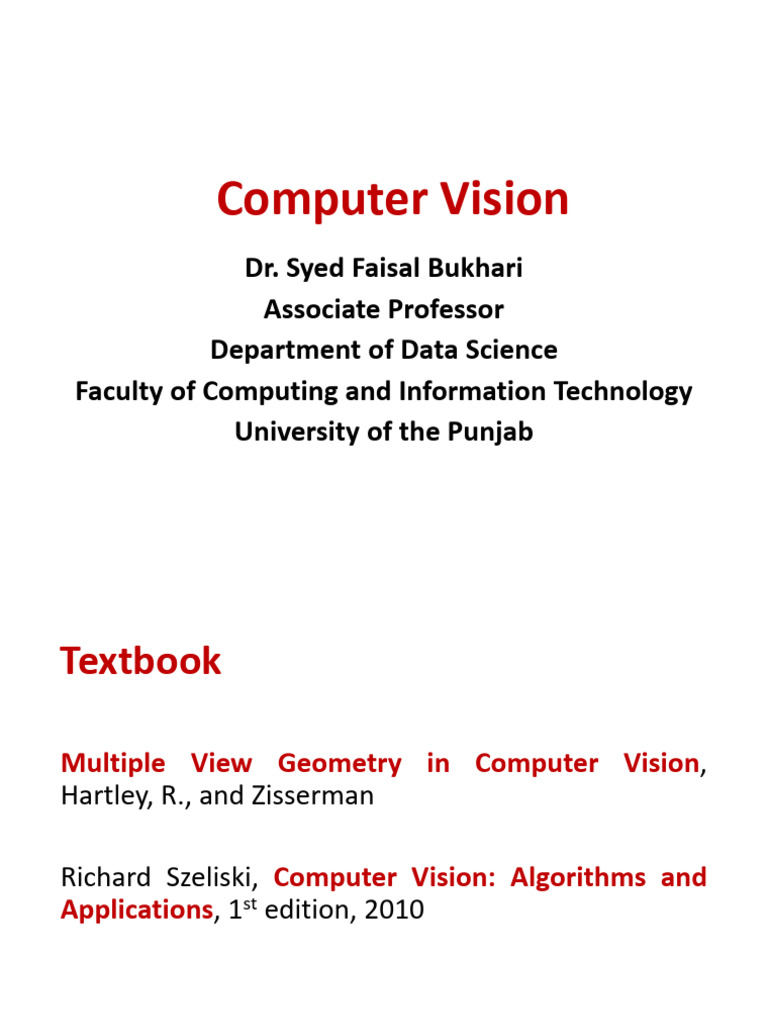 Lecture 6-2D ProjectiveGeometry-A Model For The Projective Plane | PDF ...