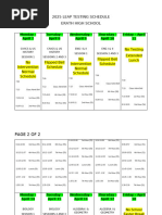 2024-2025 Bell Schedule | PDF