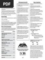 ASIA Score | PDF | Motor Control | Senses
