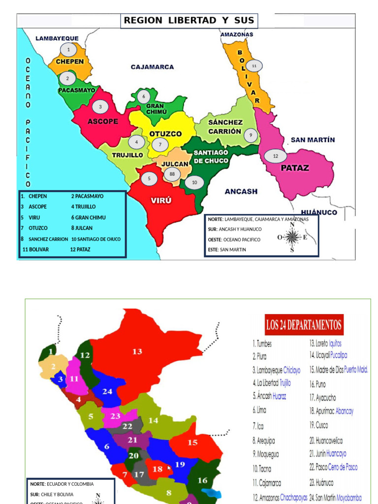 Distritos de la Región Libertad | PDF