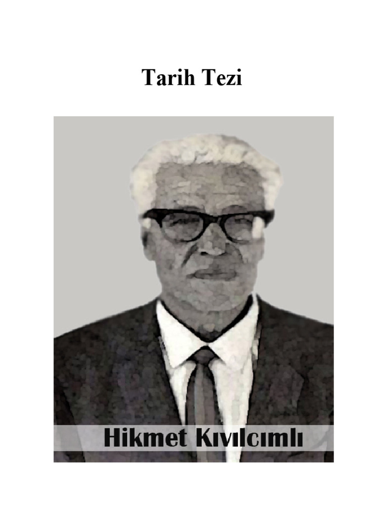 Dr.-Hikmet-Kıvılcımlı-Tarih-Tezi-devkup | PDF