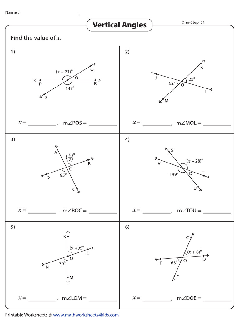 ##Vertical Angles | PDF