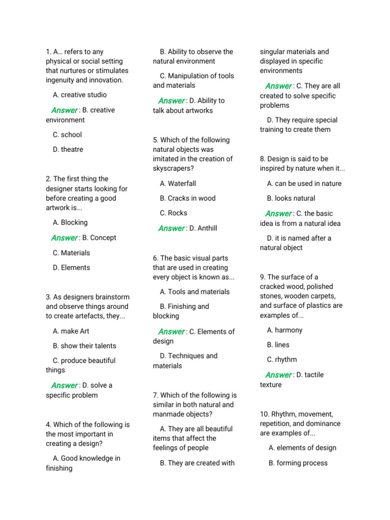 700+ Cad Multiple Questions With Answers | PDF | Weaving | Drawing