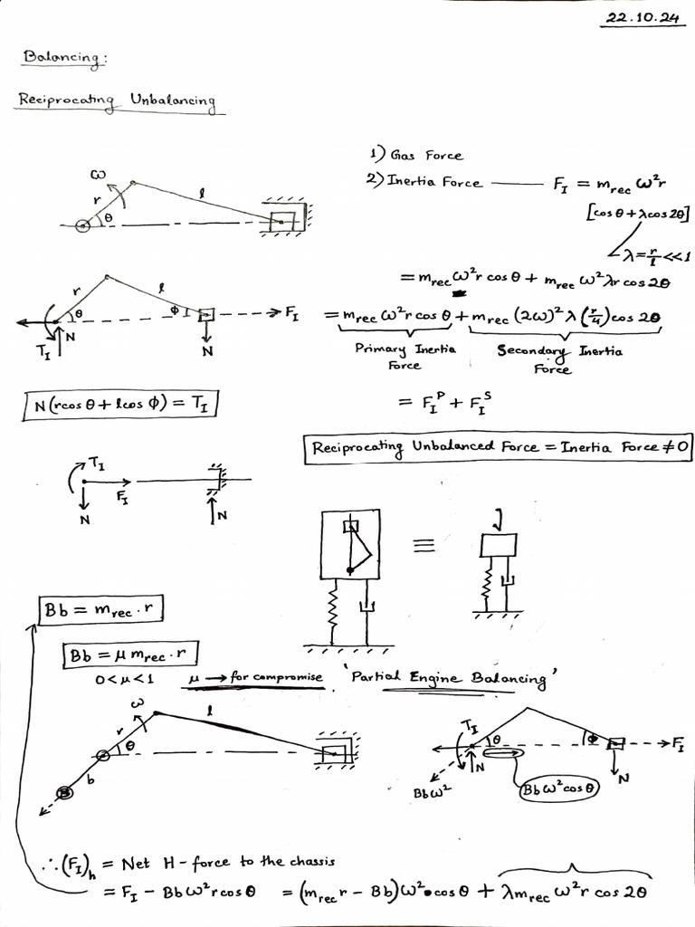 Balancing of rotor | PDF | Engines | Rotating Machines