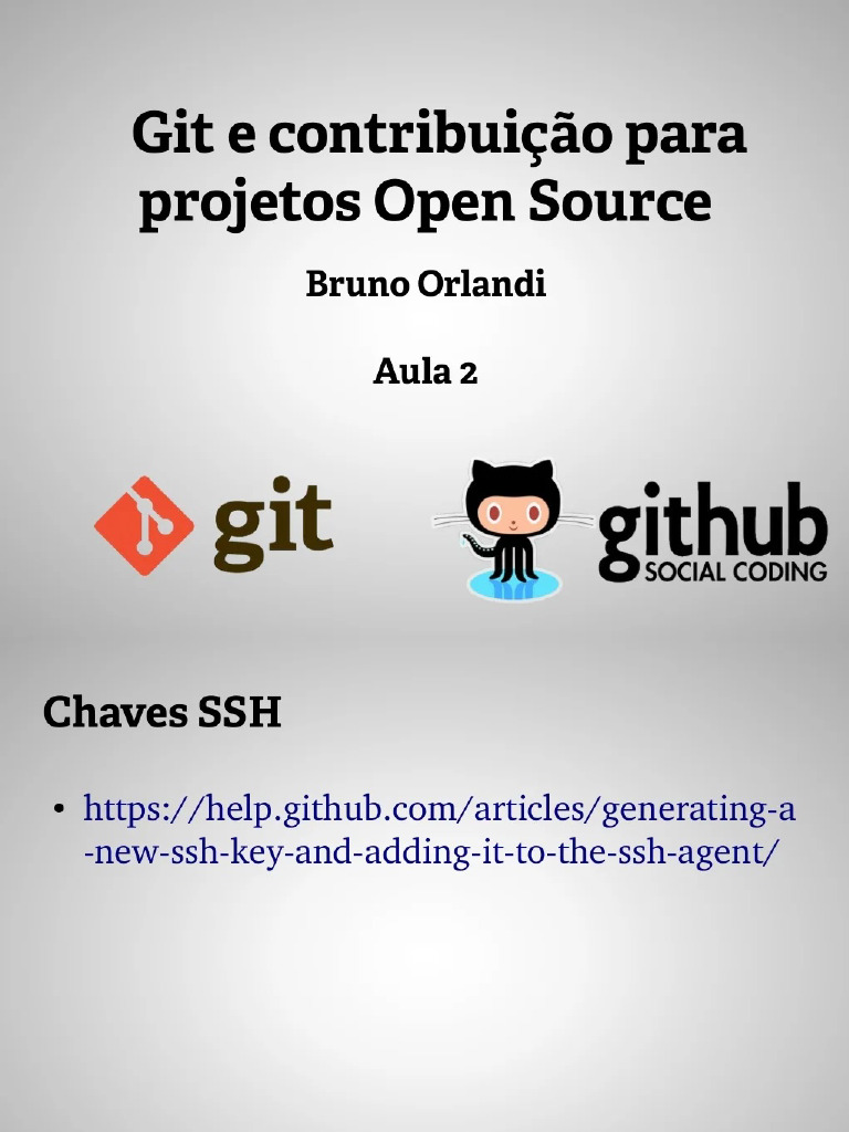 Aula 2 - Curso Git e Github - Webschool | PDF