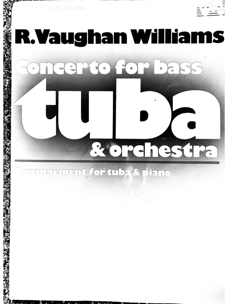 R. Vaughan Williams - Concerto For Brass Tuba (Arr. For Tuba & Piano) | PDF