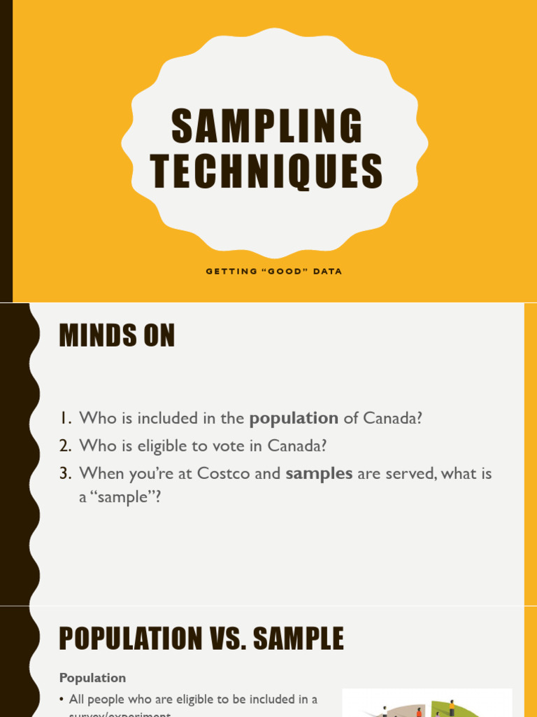 18 Sampling Technique and Bias | PDF | Sampling (Statistics) | Survey Methodology