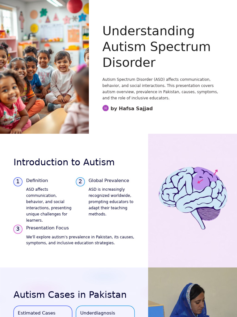 Autism Spectrum Disorder Overview | PDF | Pervasive Developmental ...