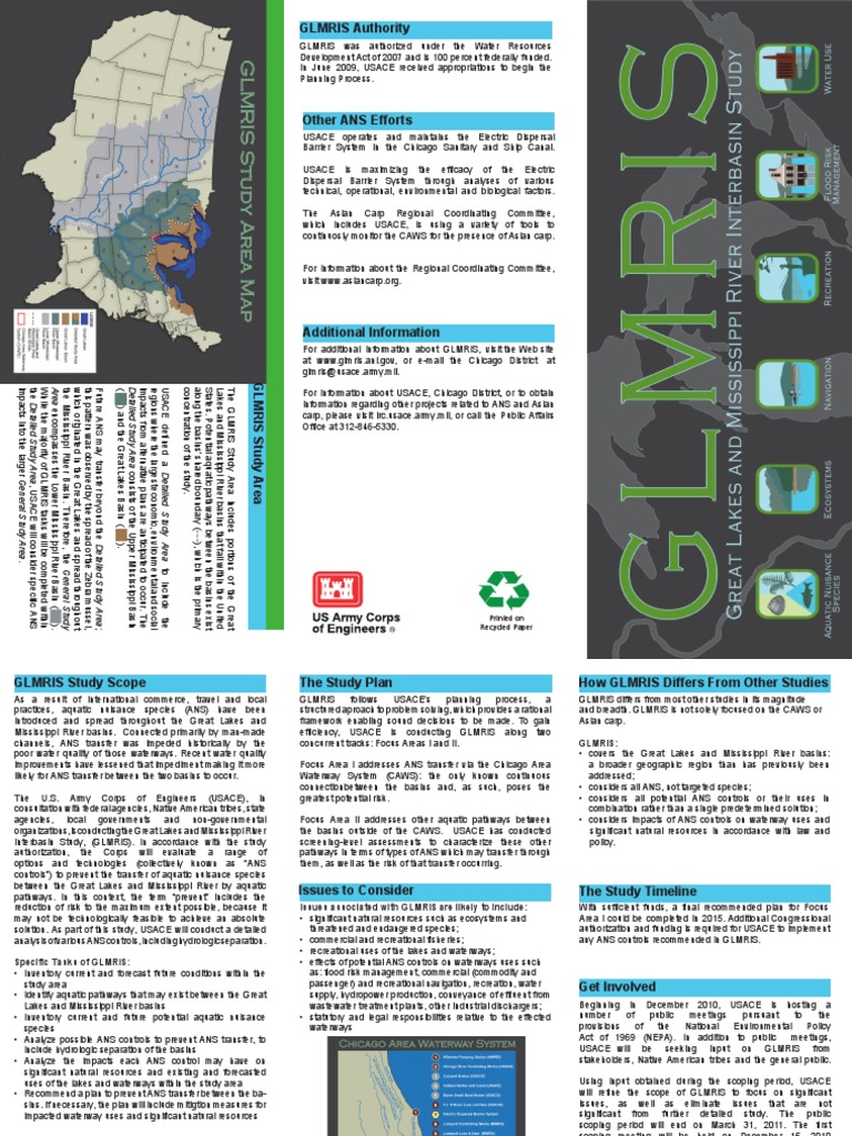Glmris Brochure | PDF | United States Army Corps Of Engineers | Great Lakes