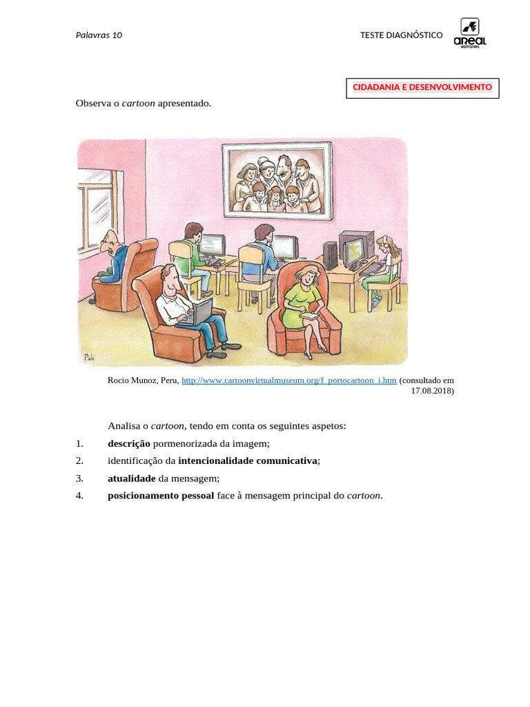 TPC - Aprec. Crítica Do Cartoon | PDF