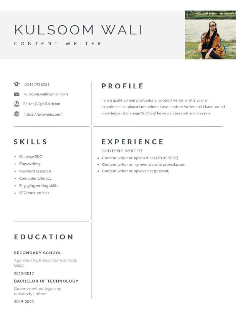 Resume 2 | PDF