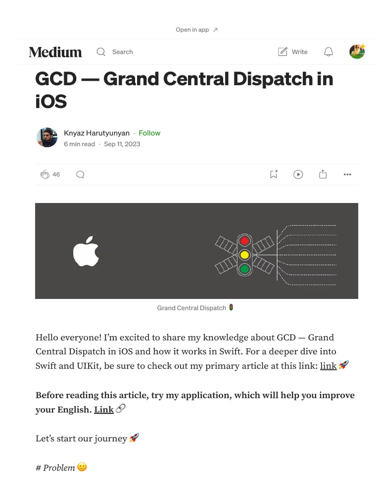 Understanding GCD in iOS Development | PDF | Thread (Computing) | Quality Of Service