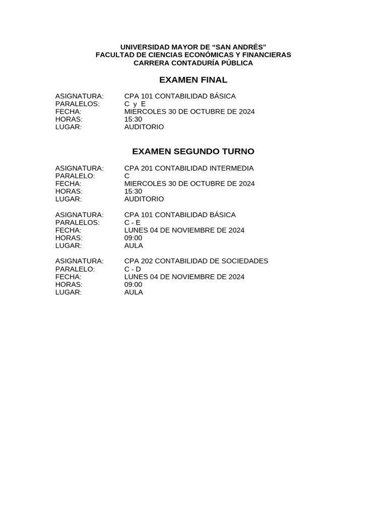 Examen Final - 2024 | PDF