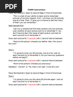Overview of the Symbol Digit Modalities Test | PDF | Lateralization Of ...