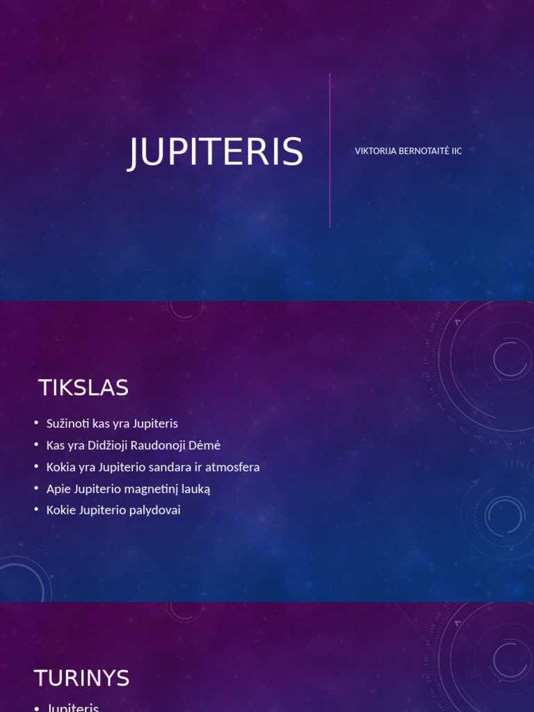 Viktorija Bernotaite Iic Jupiteris | PDF