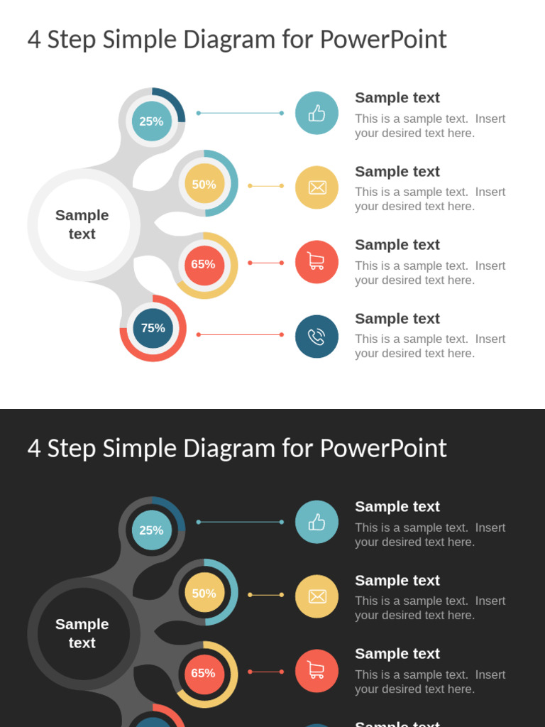 FF0121!01!4 Step Simple Diagram For Powerpoint 4x3 | PDF
