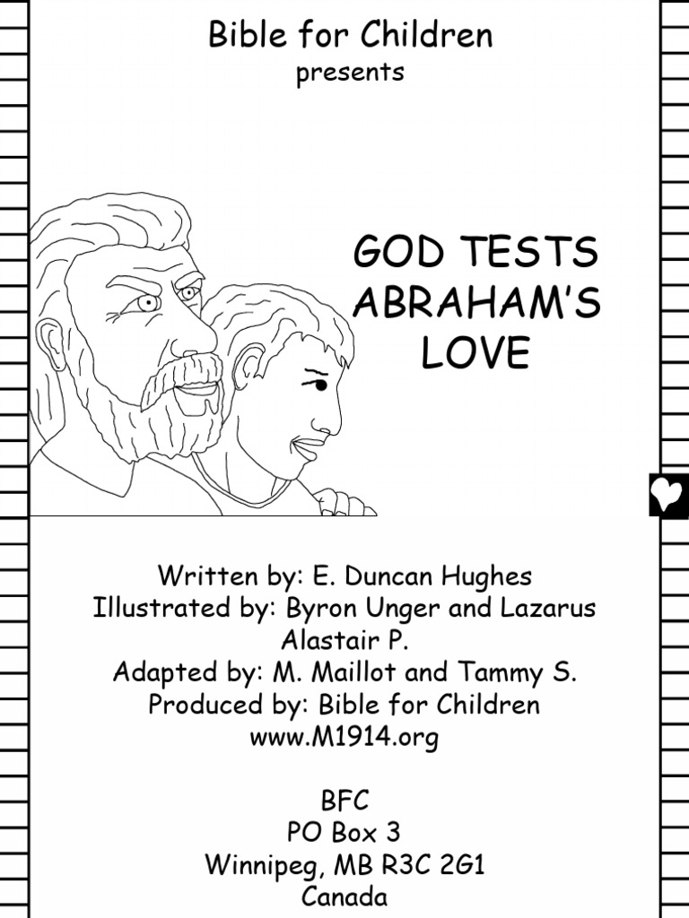 05 God Tests Abrahams Love English CB | PDF | Isaac | Abraham
