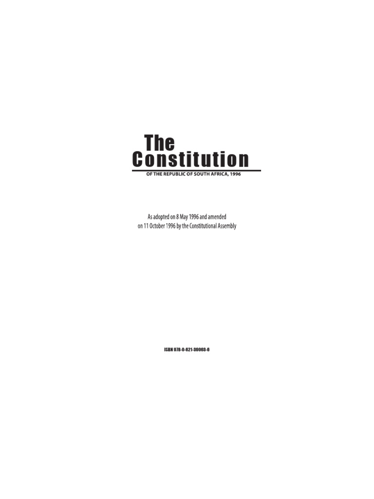 The Constitution | PDF