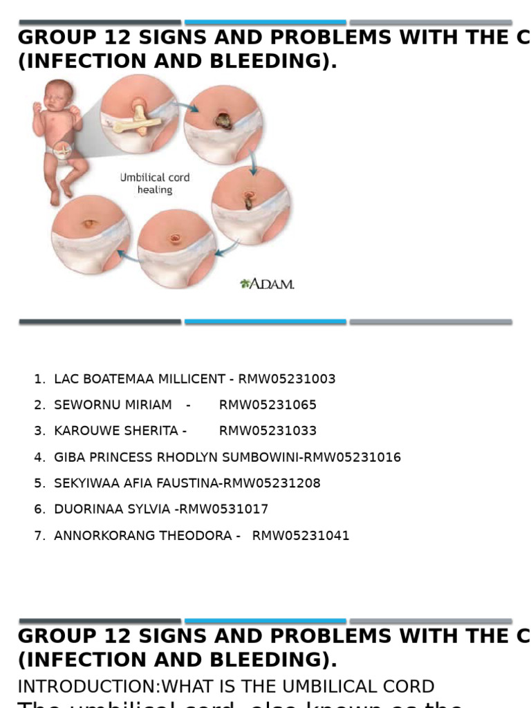 Group 12 Signs and Problems With The Cord | PDF | Placenta | Fetus