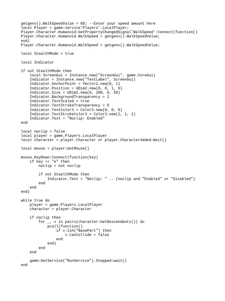 Roblox Punch Wall Script Guide | PDF