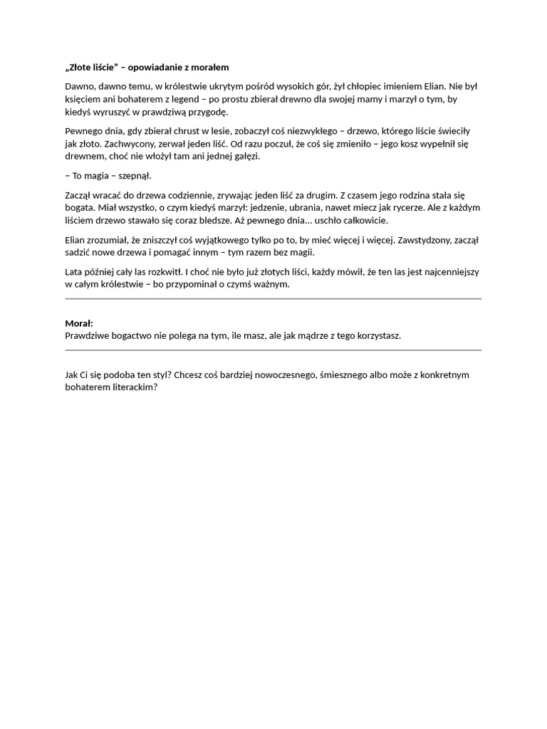 Moje ulubione miejsce to praca | PDF