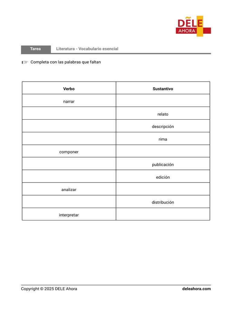 A literatura-vocabulario-esencial | PDF