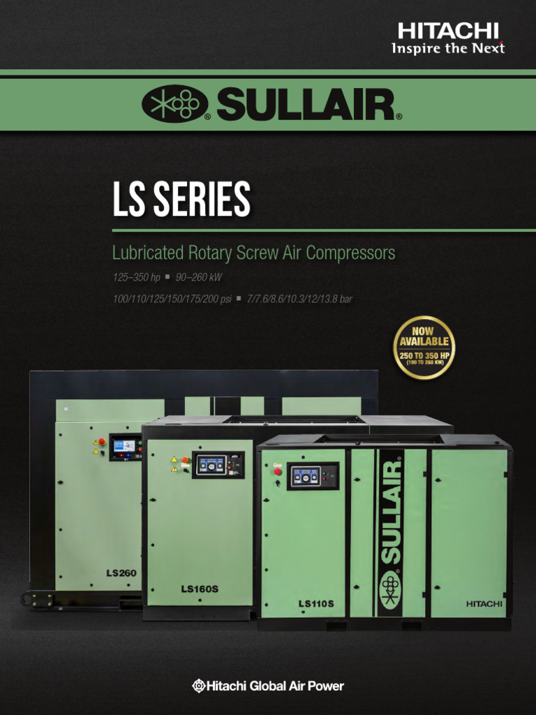 LIT - Sullair LS Series Brochure | PDF | Engines | Mechanical Engineering