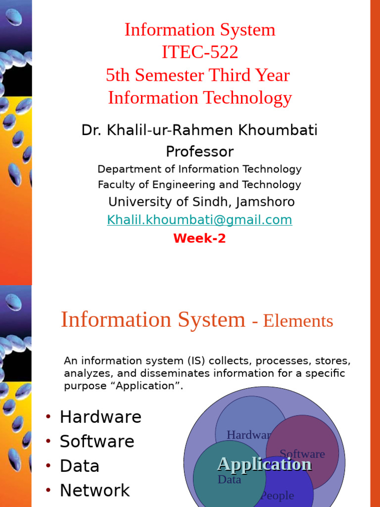 Is Lecture Week 2 | PDF | Data | Information