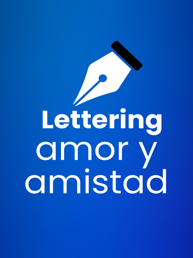 Frases Lettering Amor y Amistad | PDF