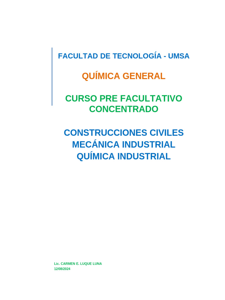 Tema 1. Conceptos Fundamentales Qu-Mica | PDF | Importar | Química