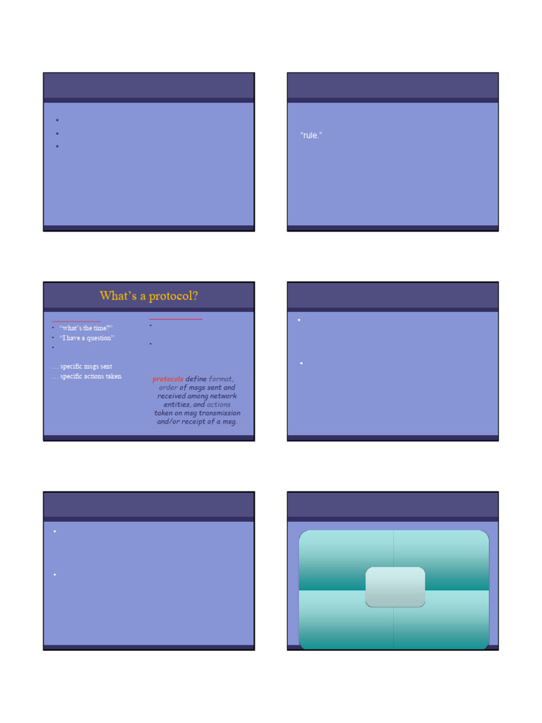 network arch protocols and Standards | PDF | Internet Protocol Suite ...