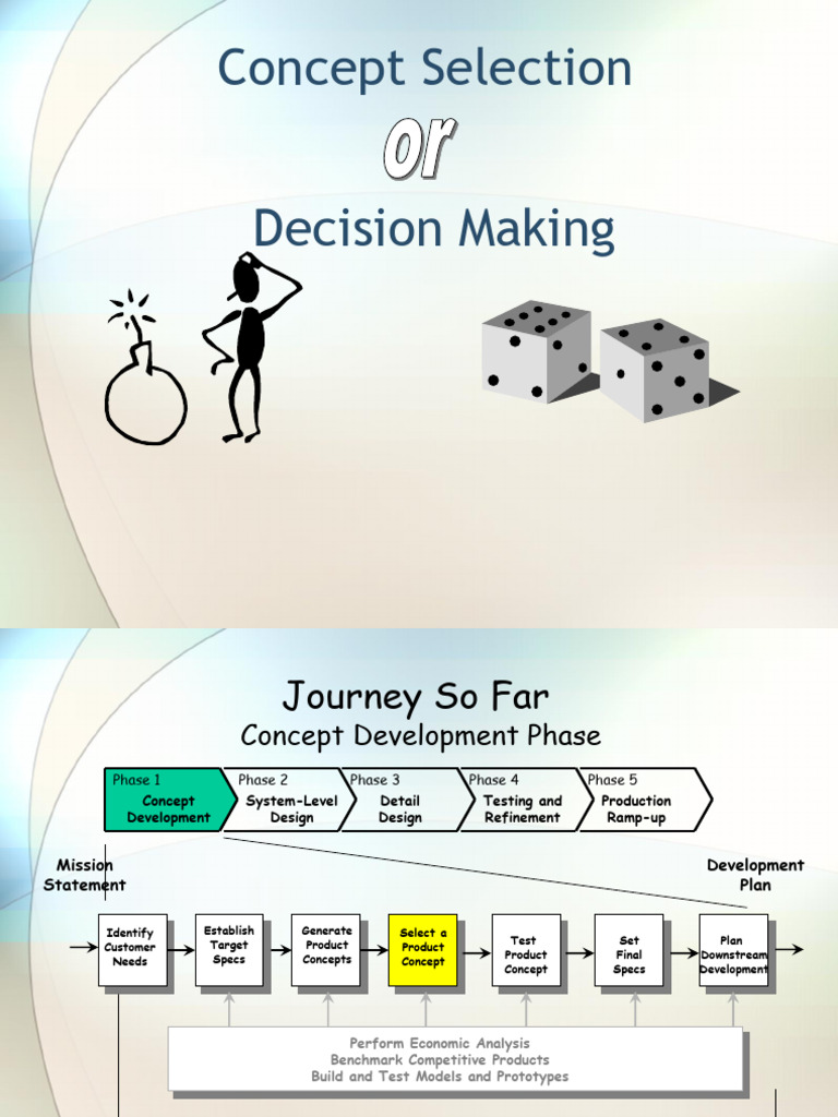 Concept Selection and Decision Making Guide | PDF | Evaluation ...
