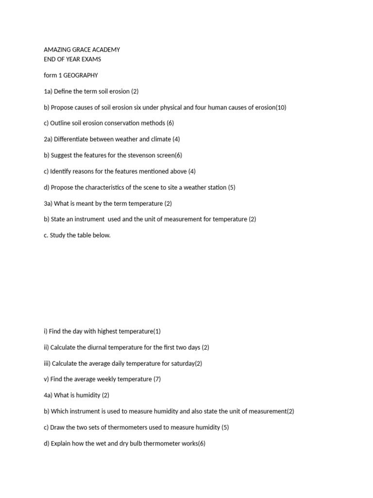 Amazing Geo Form 1 20 Copies | PDF