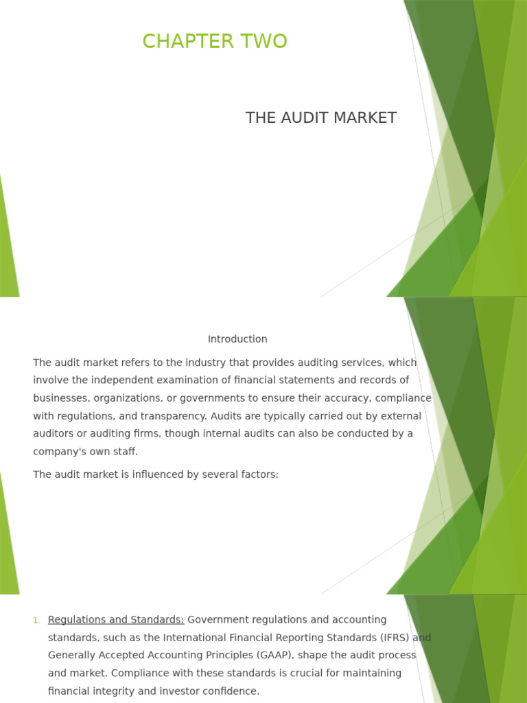 Chapter Two Auditing | PDF | Audit | Financial Audit