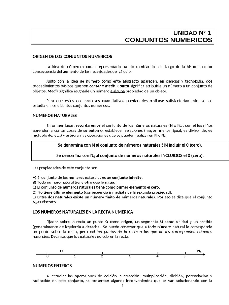 m101 - Conjuntos Numericos | PDF | Número racional | Número natural