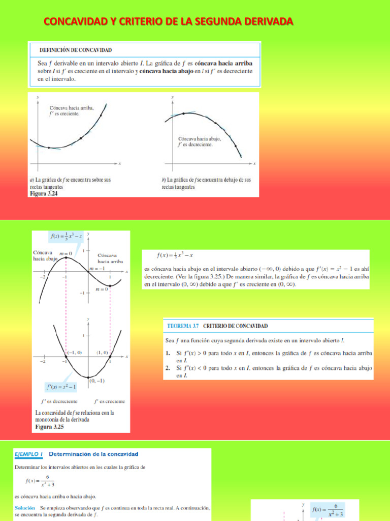 Concavidad Aplicaciones | PDF