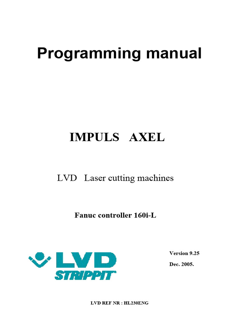 AXEL HL230ENG - Programming Manual | PDF | Cartesian Coordinate System ...