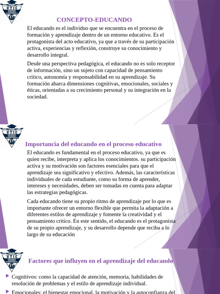 El Educando | PDF | Aprendizaje | Las emociones