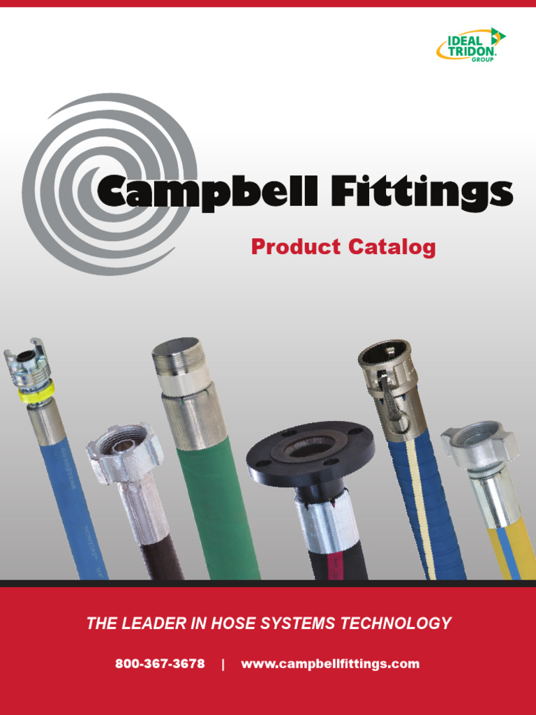 Cambell Fittings Product Catalog | PDF | Materials | Mechanical Engineering