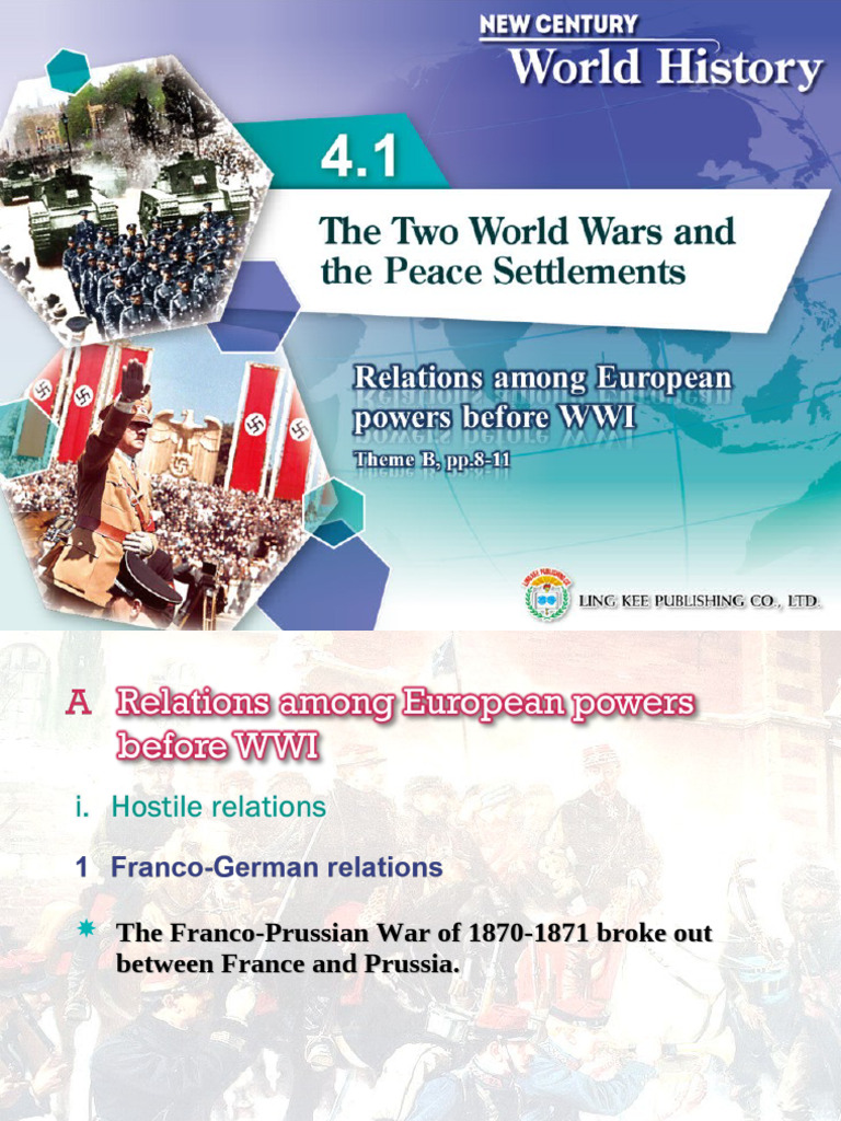 2021 Relations Among European Powers Before WWI (Theme B, pp.8-11 ...