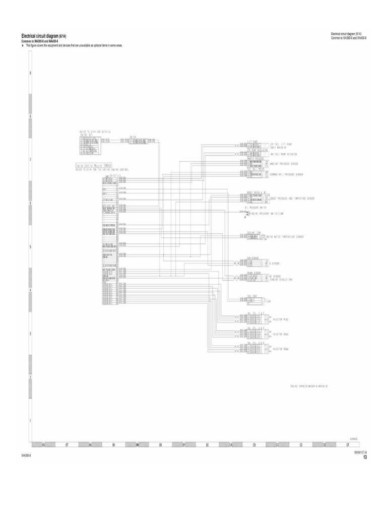 WA380-6 Seccion90 Wiring Diagram CM850 A1 | PDF